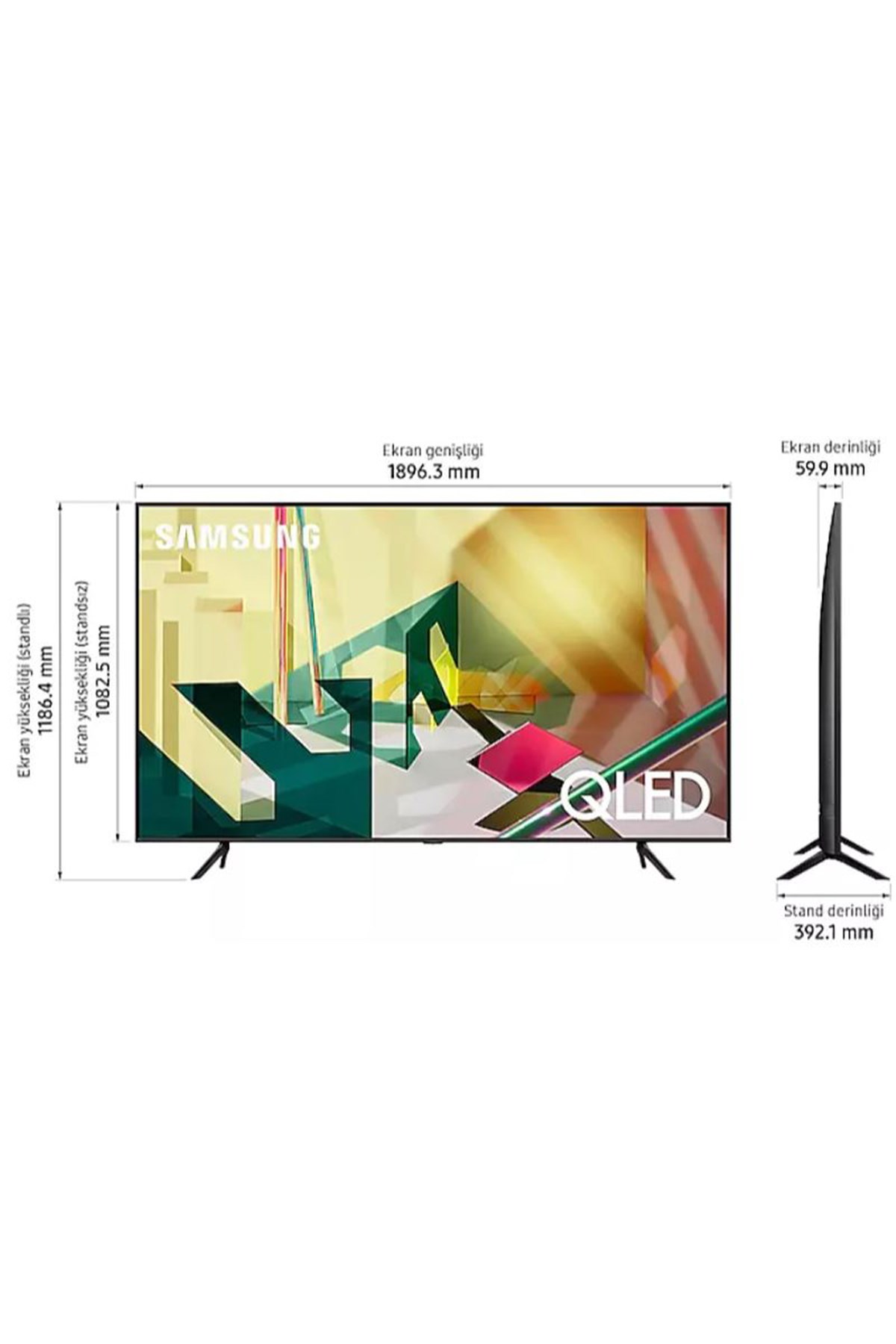 Samsung 85" Q70t 4k Qled Uhd Smart Tv
